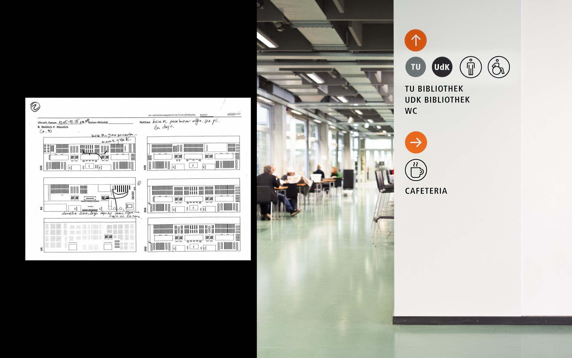 Infoklasse — UdK- und TU-Bibliothek Signaletik