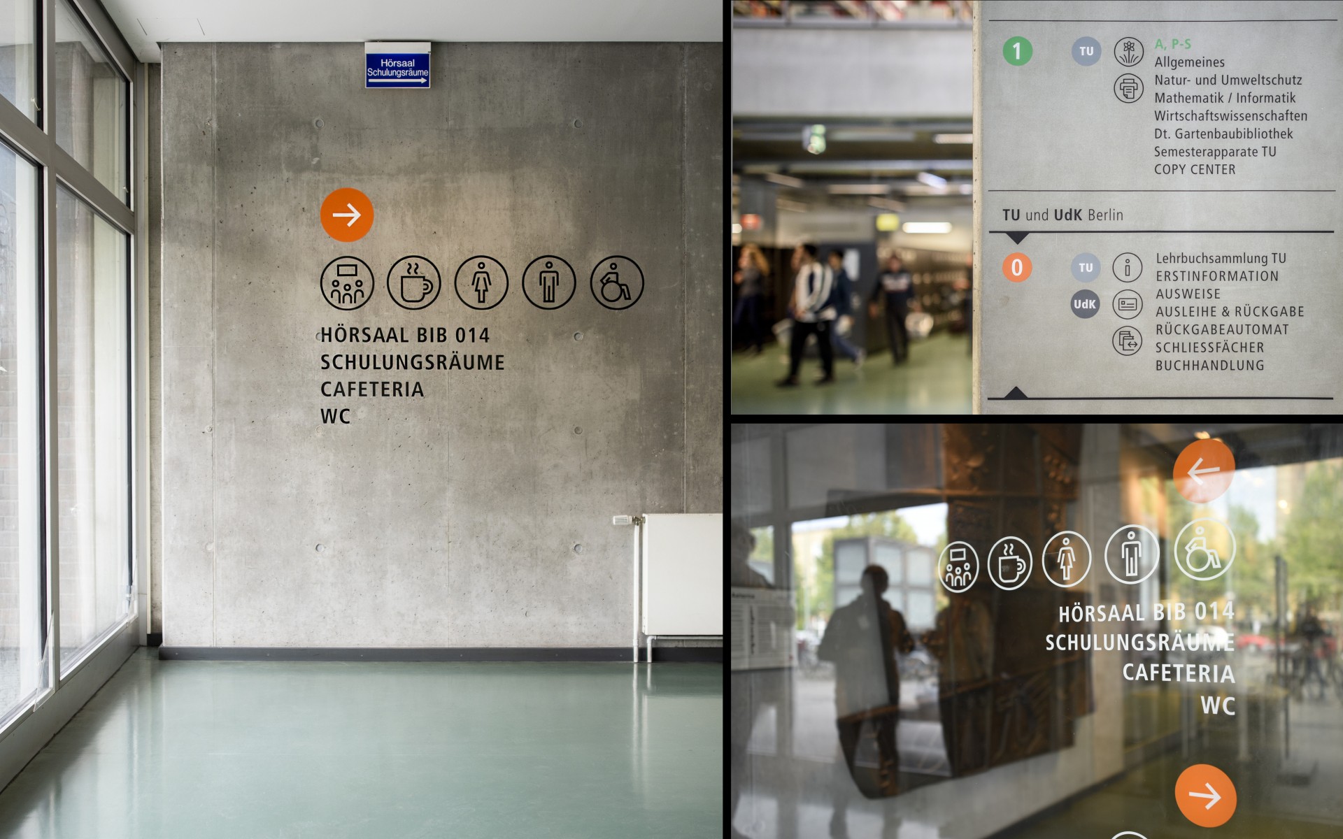 Infoklasse — UdK- und TU-Bibliothek Signaletik